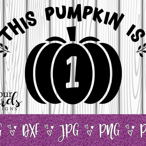 Birthday Pumpkin SVG Cut File for Cricut Silhouette Cameo or | Etsy