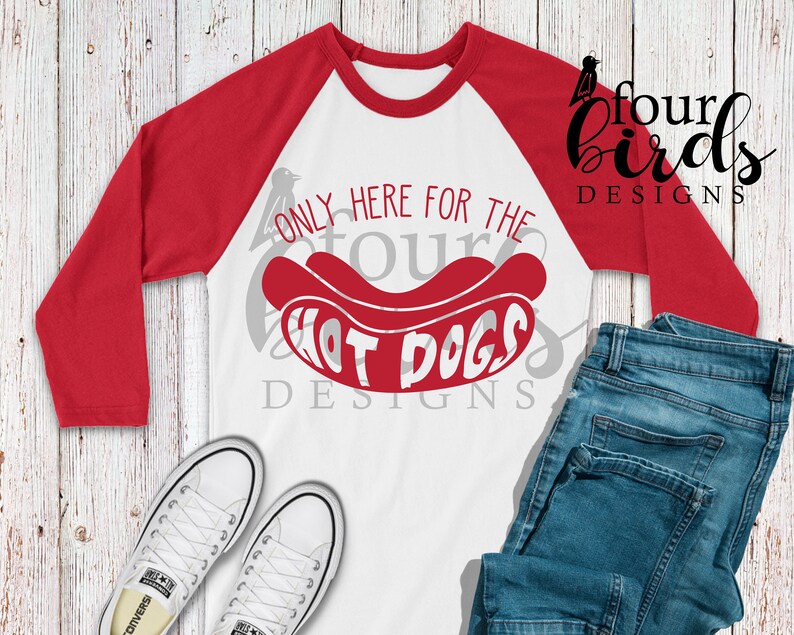 Here for the Hot Dogs Baseball Digital File for Silhouette and - Etsy
