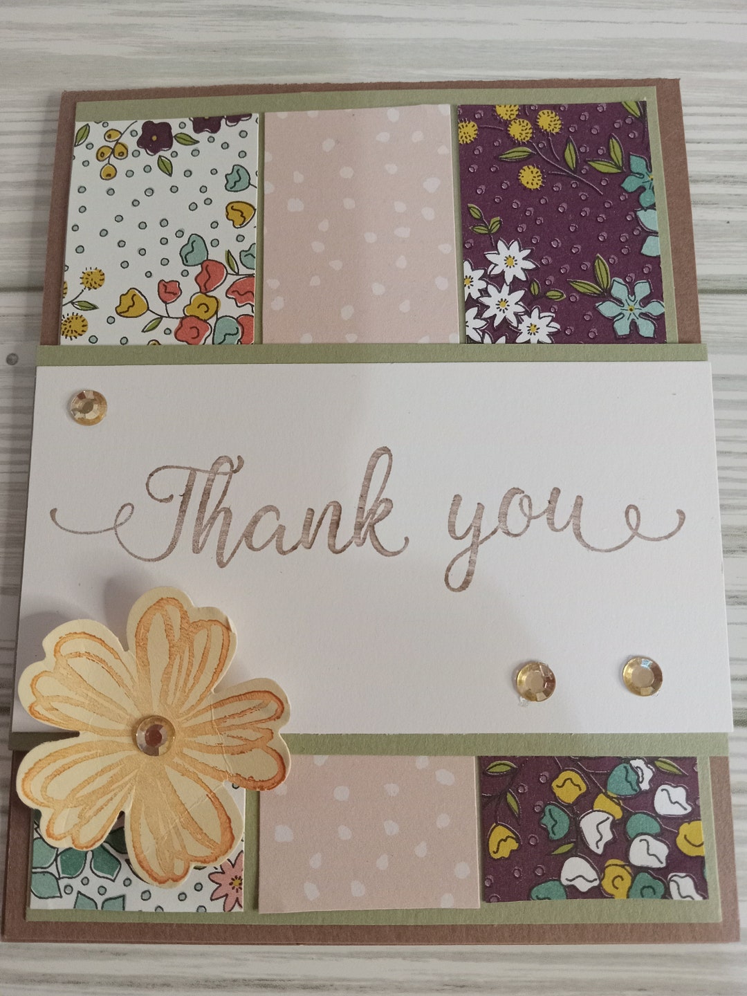 Thank You Greeting Card Making Kit of 10, DIY Craft Kit, Fun Gift for ...