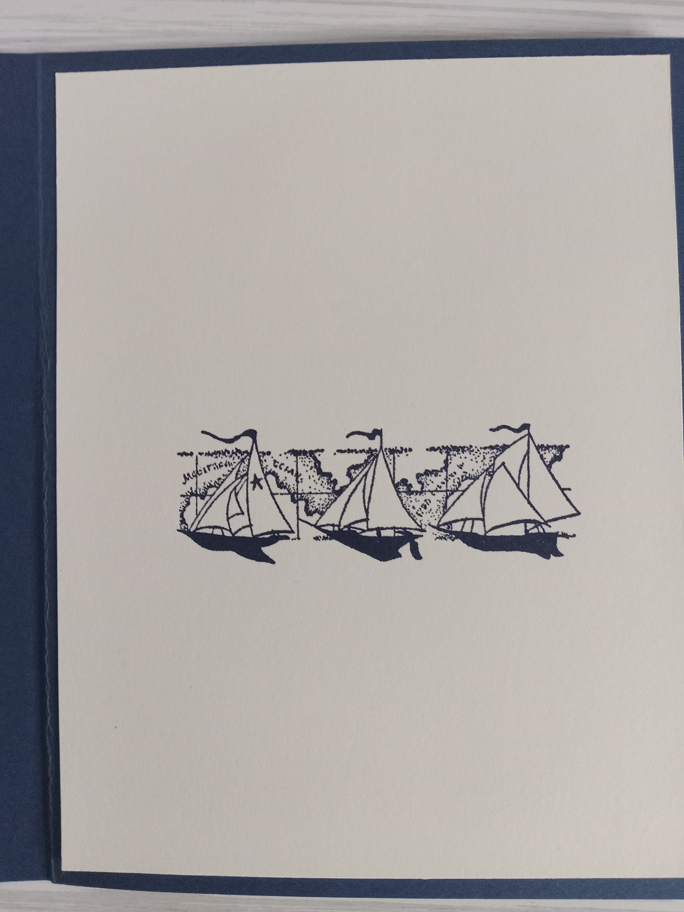 Nautical Birthday Card, Masculine Card, Card for Sailor, Card With ...