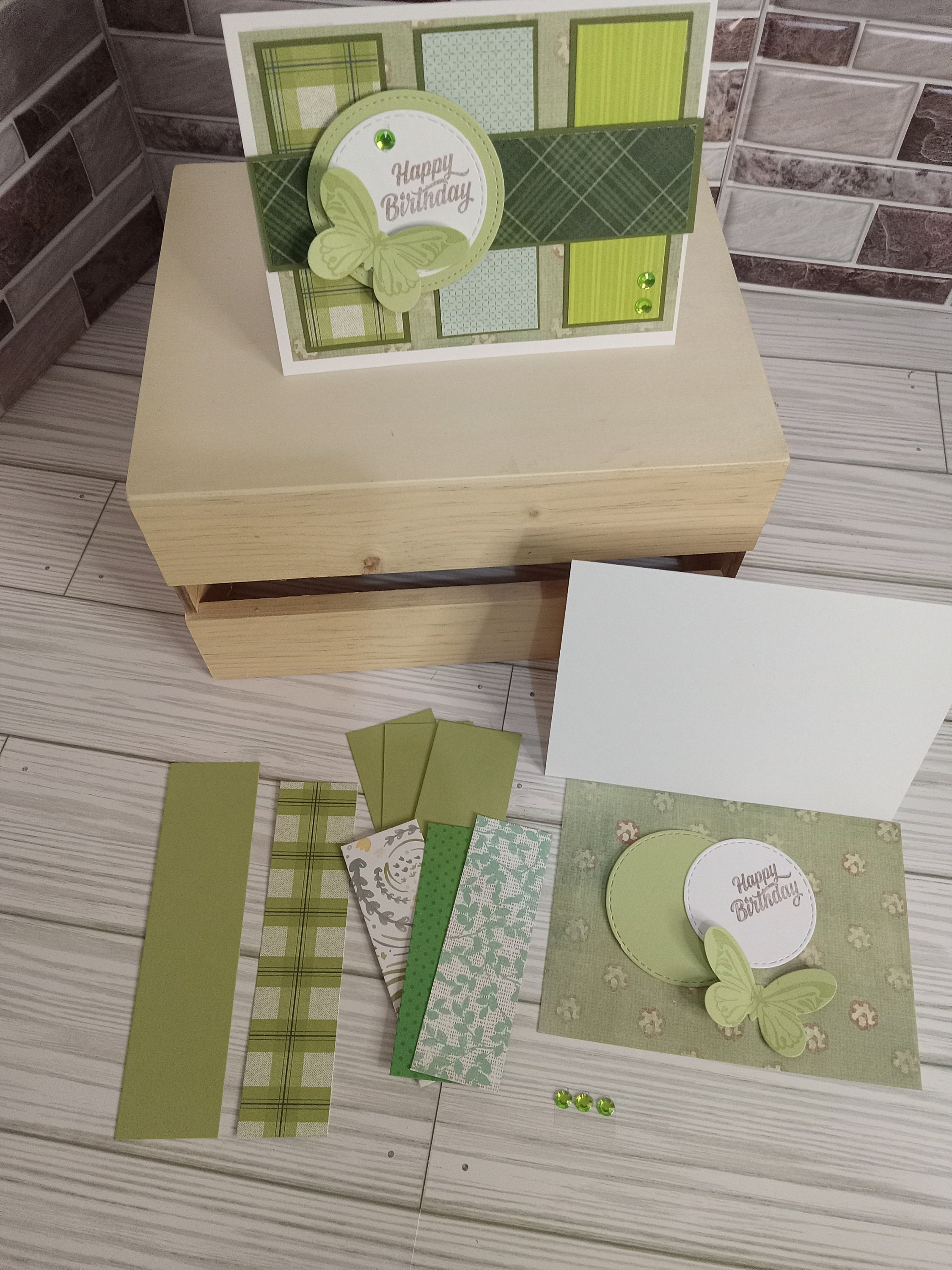 DIY Birthday Card Making Kit. Great for Girls' Night, Birthday Party ...