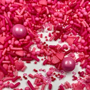 Barbie Sprinkle Mix Birthday Party Princess Unicorn Sprinkle Pink ...