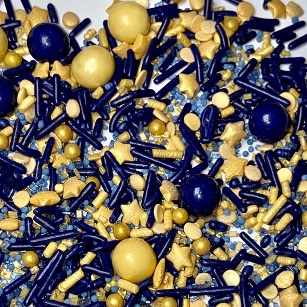 Navy Blue and Gold - Etsy