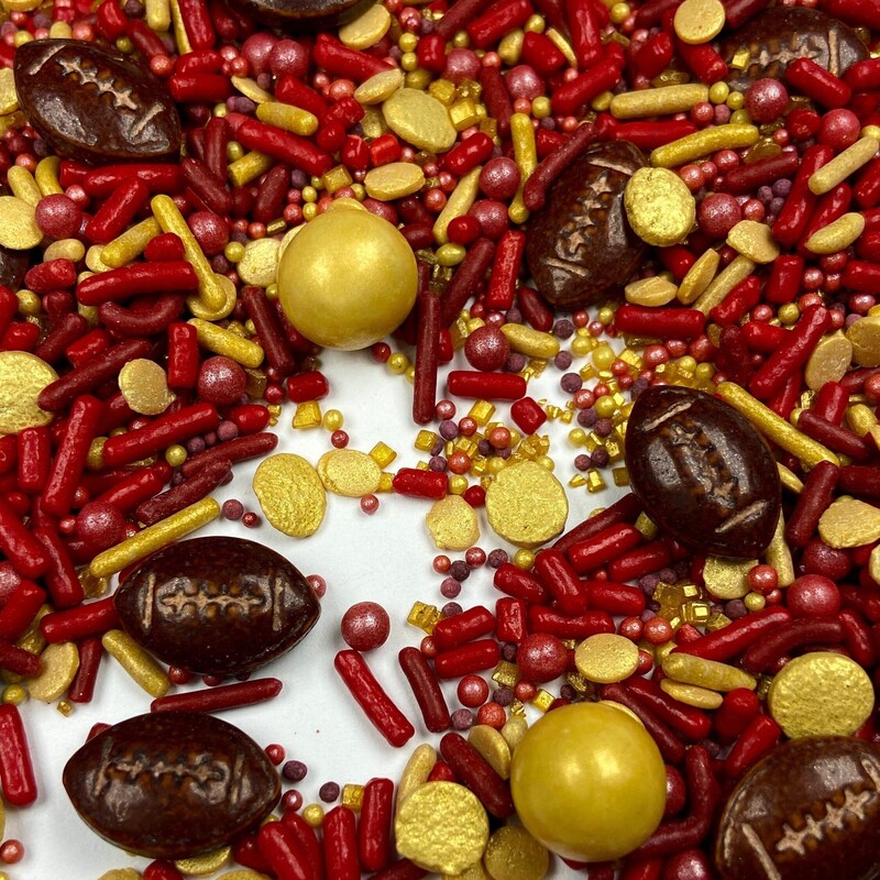 Red Metallic Cake Sprinkles - Etsy