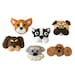 Dog Puppy Fondant Cake Topper - Set of 3 Small Toppers - Etsy