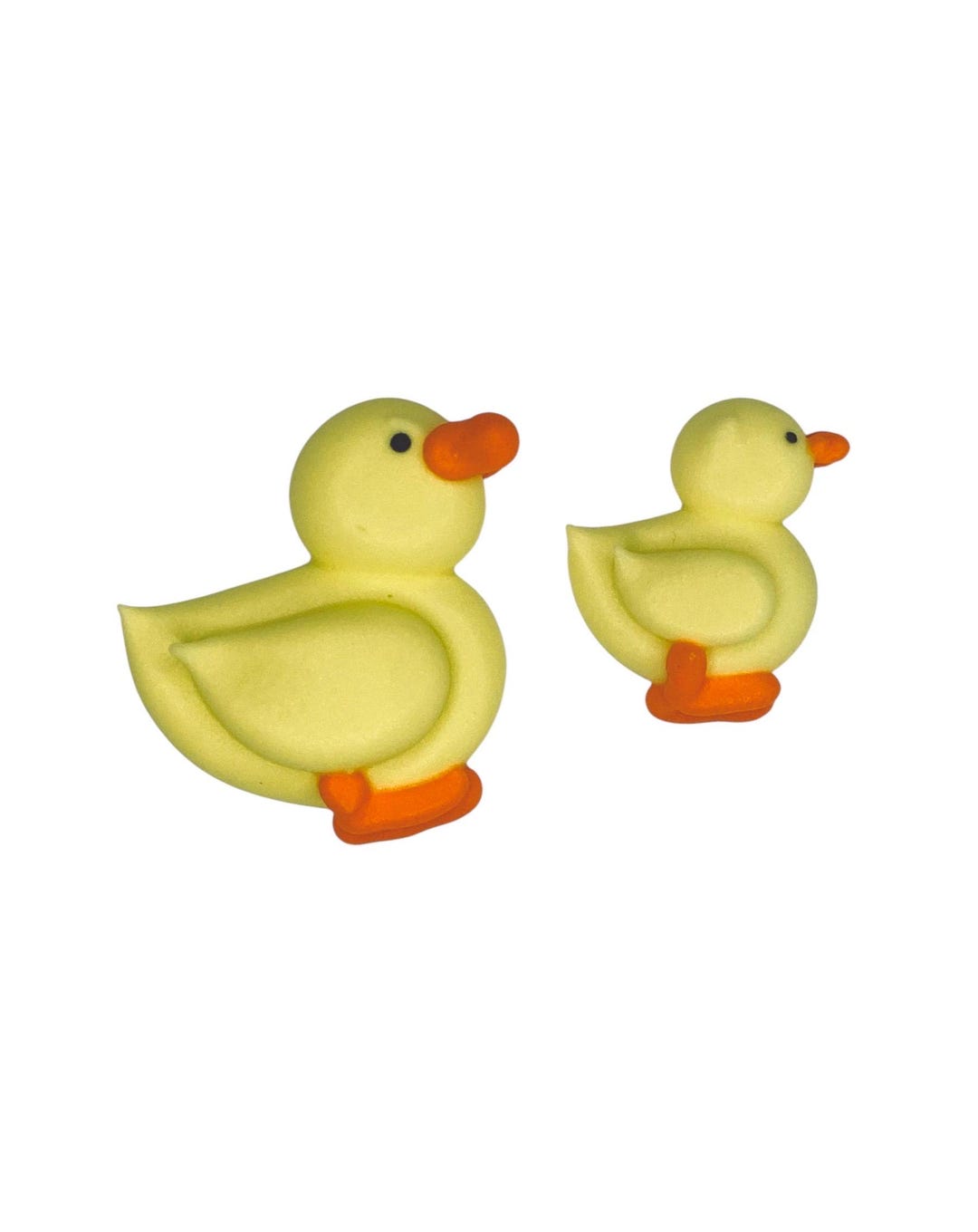 Royal Icing Duck Chick Yellow Small 1" and Medium 1.5" Inch Sizes ...