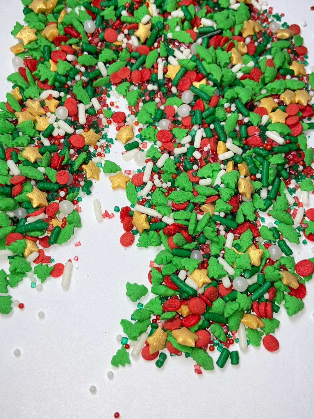 Trees and Stars Sprinkle Mix Winter Holidays Sprinkle Mix Christmas ...