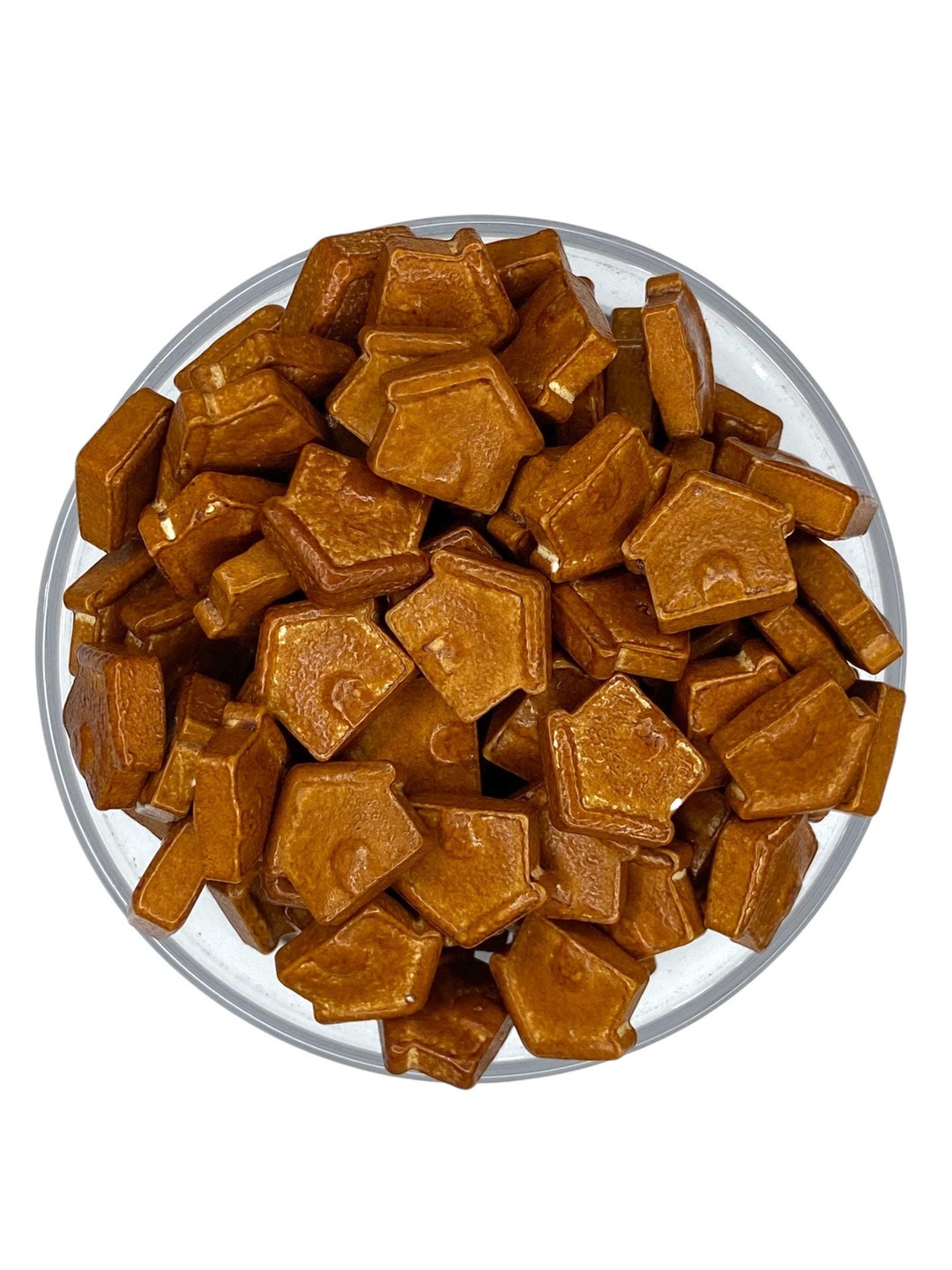 Brown Gingerbread House Sprinkles Edible Christmas Holiday Winter ...