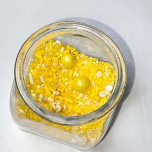 Yellow Sun Sprinkle Mix Baby Shower Sprinkles Yellow Sprinkles Gold ...