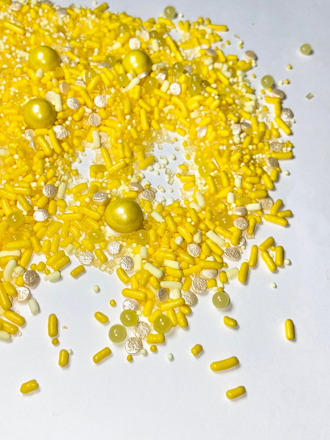 Yellow Sun Sprinkle Mix Baby Shower Sprinkles Yellow Sprinkles Gold ...