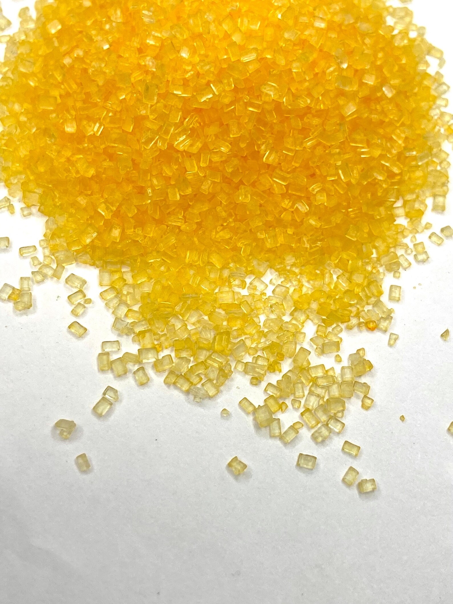 Sugar Crystals E Yellow Chunky Sugar Crystals - Etsy