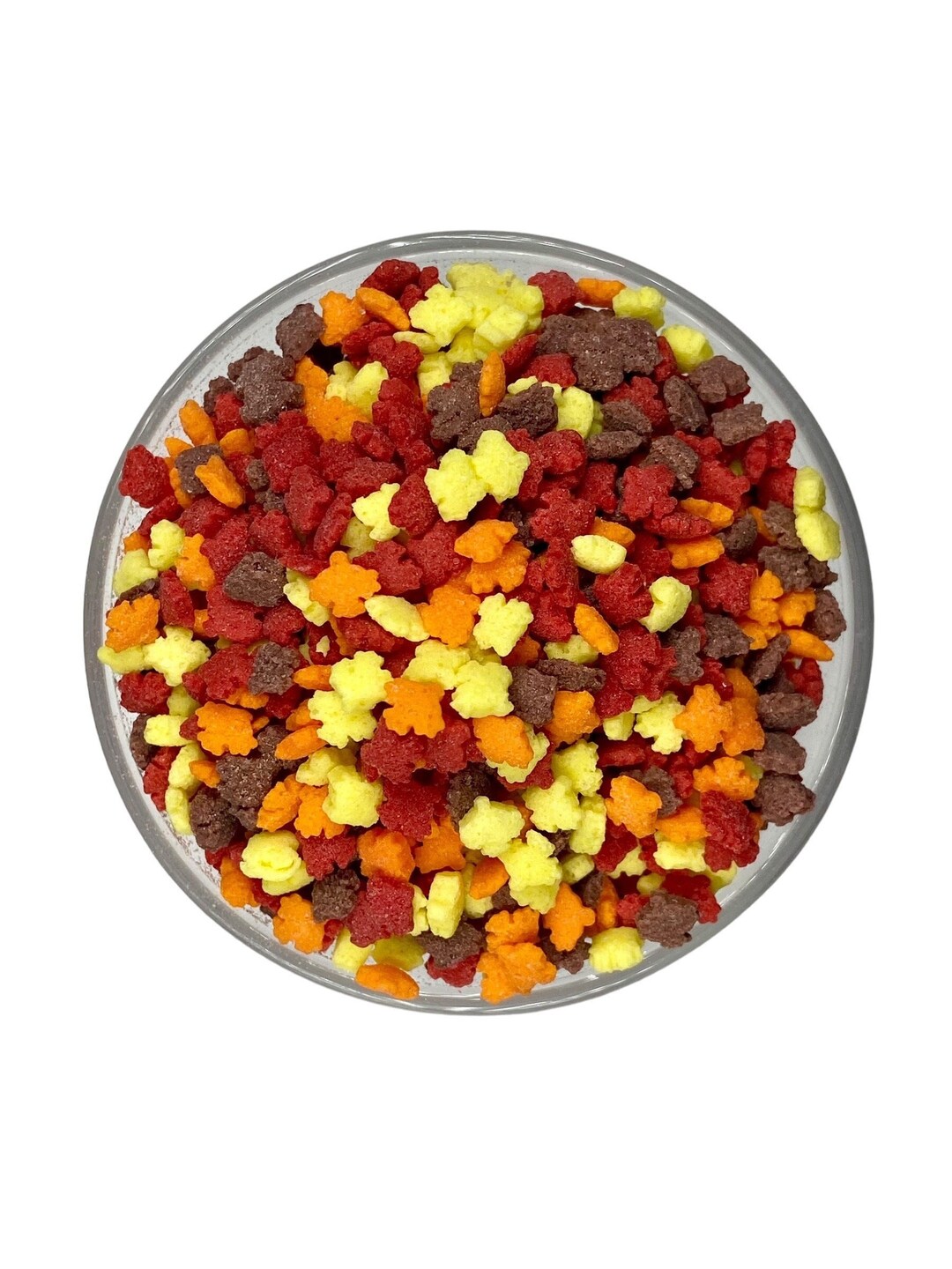 Fall Leaf Sprinkles Yellow Brown Orange Red Leaves Sprinkles Jimmies ...