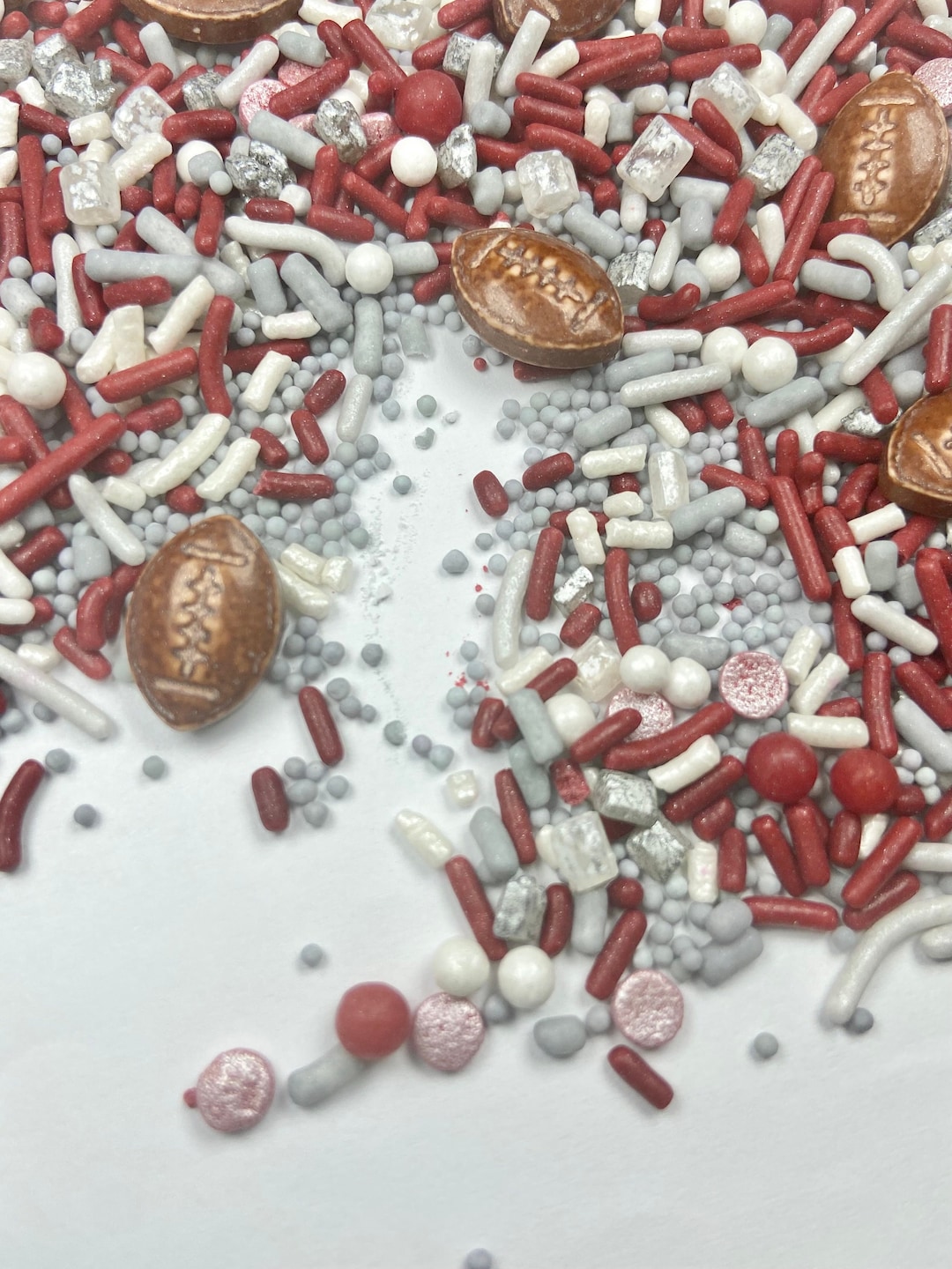 Crimson and Grey Football Team Sprinkles High School Professional ...