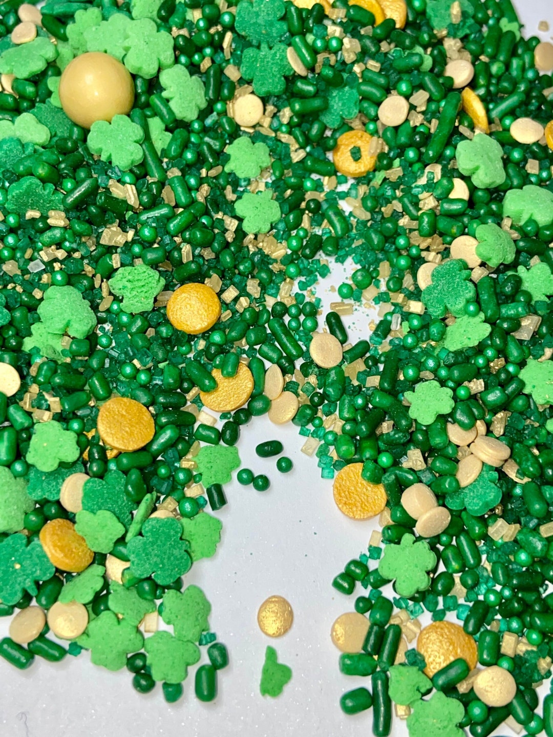 Sprinkle Mix Pot of Gold Sprinkle Mix -- Edible St Patrick's Day Dark ...