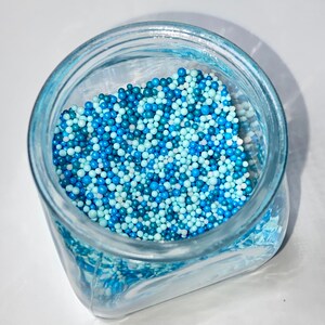 Sea of Blue Sprinkle Mix Summer Baby Shower Sprinkle Mix Blue Teal ...