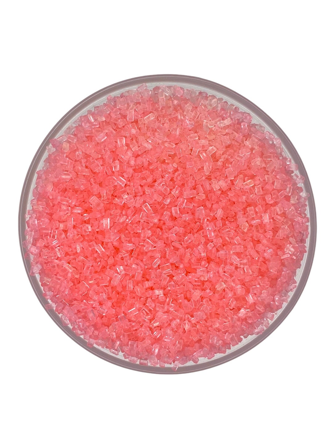 Sugar Crystals C Pastel Pink Chunky Sugar Crystals - Etsy