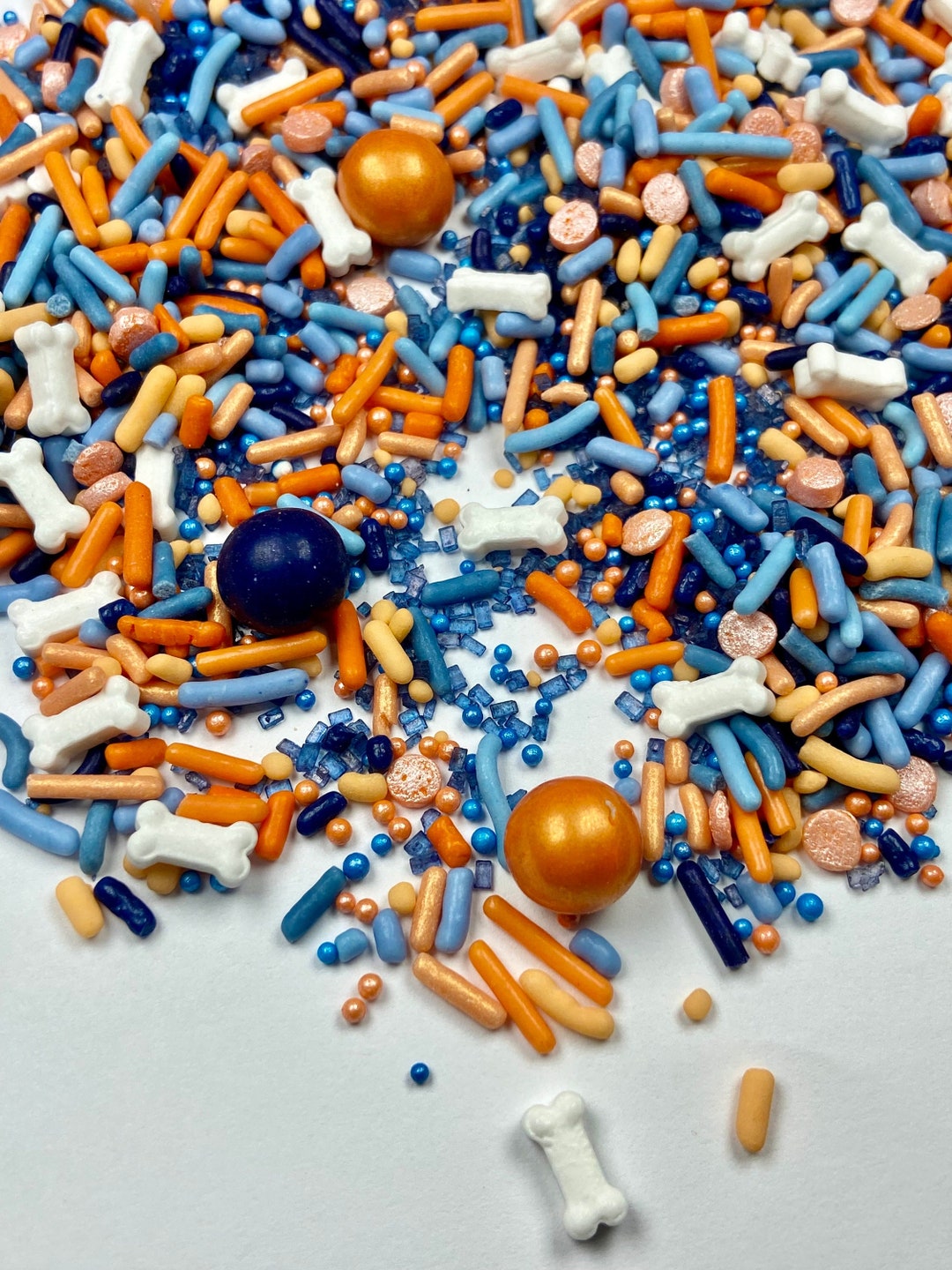 Puppy Party Sprinkle Mix Edible Blue Dog Family Birthday Party Theme ...