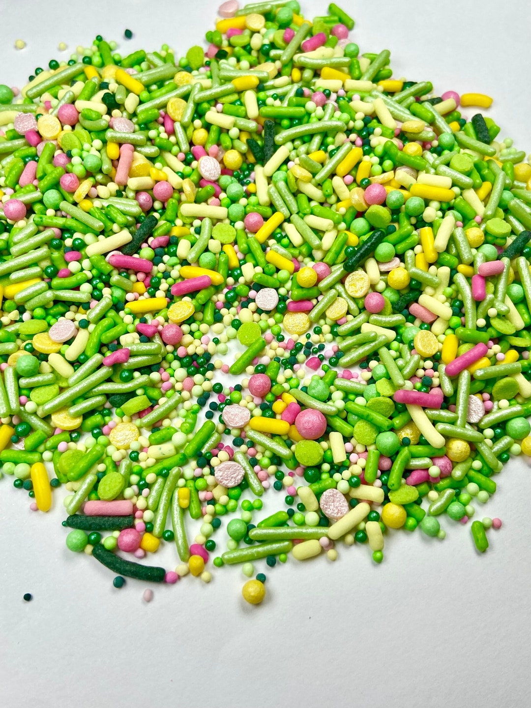 Sprinkle Mix Pickle Party Sprinkle Mix -- Lime Green Sprinkles Pink ...