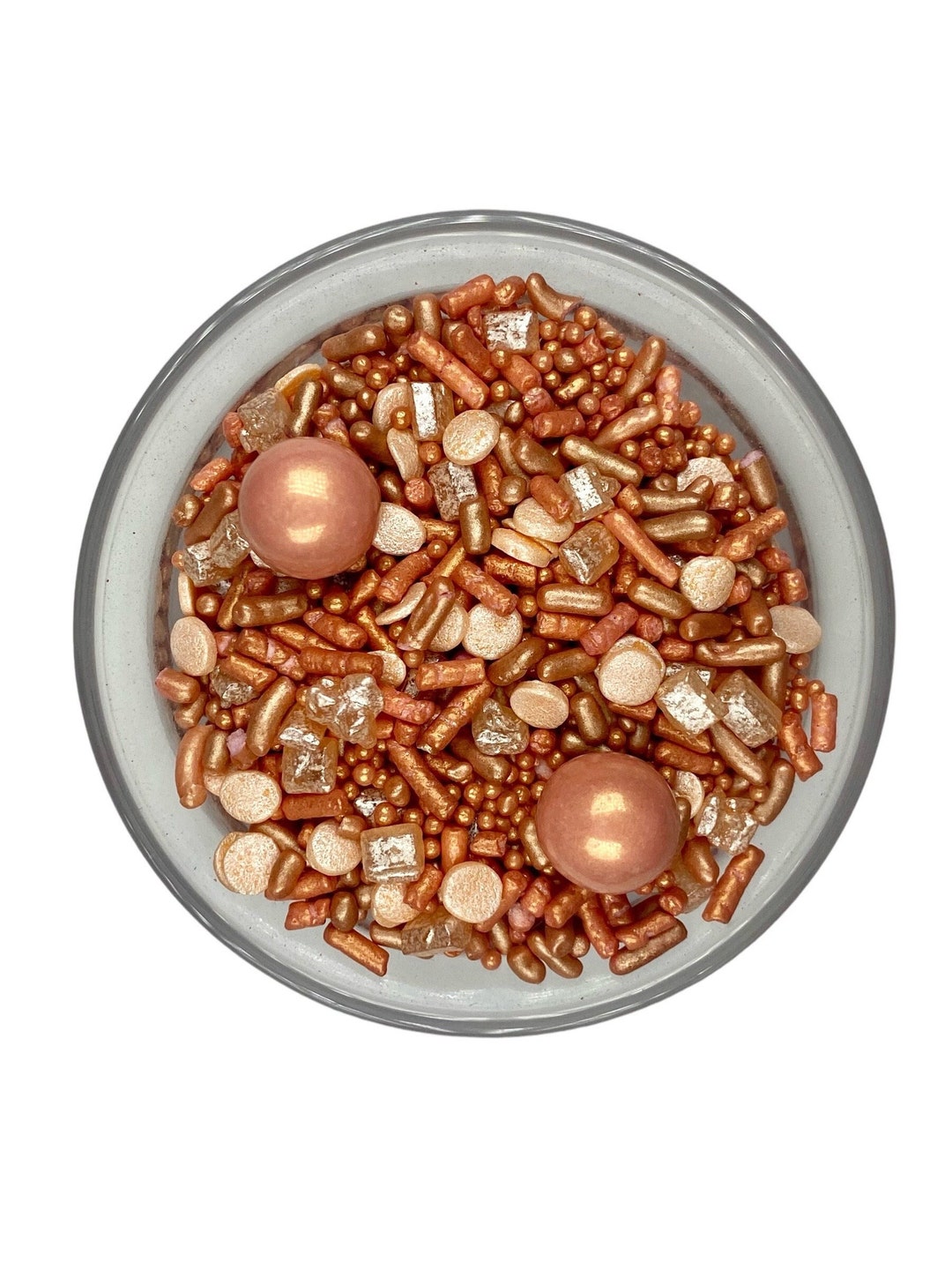 Sprinkle Mix Rose Gold Sprinkle Mix -- Baby Shower Sprinkles Wedding ...