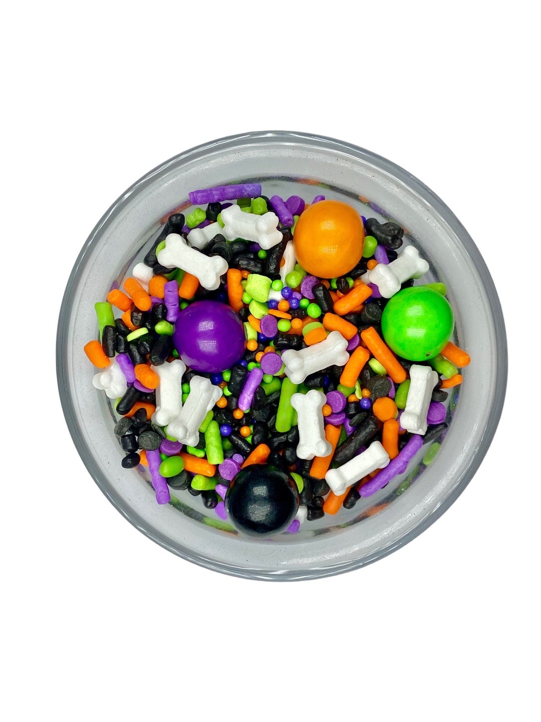 Halloween Bones Sprinkle Mix Halloween Sprinkles Purple - Etsy