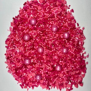 Barbie Sprinkle Mix Birthday Party Princess Unicorn Sprinkle Pink ...