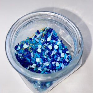 Blue Suit Sprinkle Mix Fathers Day Sprinkle Mix Blue Sprinkles Teal ...