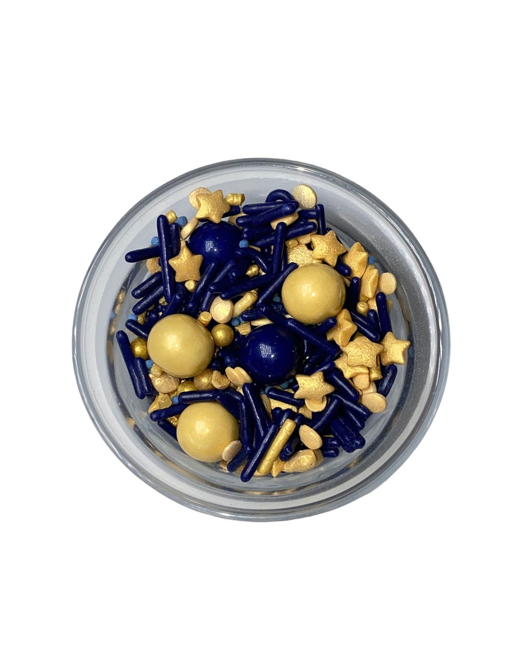 Sprinkle Mix Navy and Gold Sprinkle Mix -- Star Night Navy Birthday ...