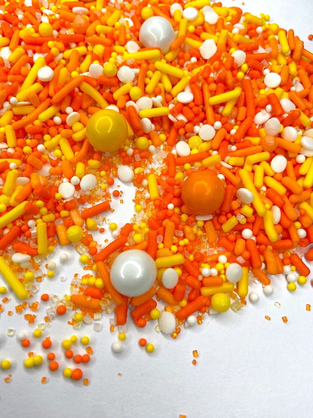 Sprinkle Mix Candy Corn Sprinkle Mix -- Edible Halloween Sprinkles ...