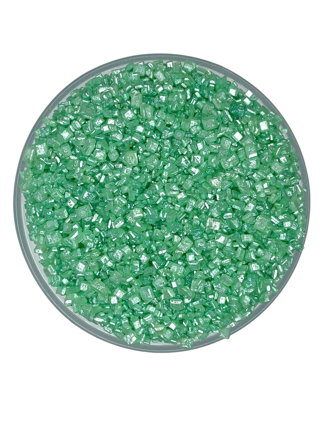 Sugar Crystals J Light Green Pearlized Sugar Crystals -- Birthday Light ...
