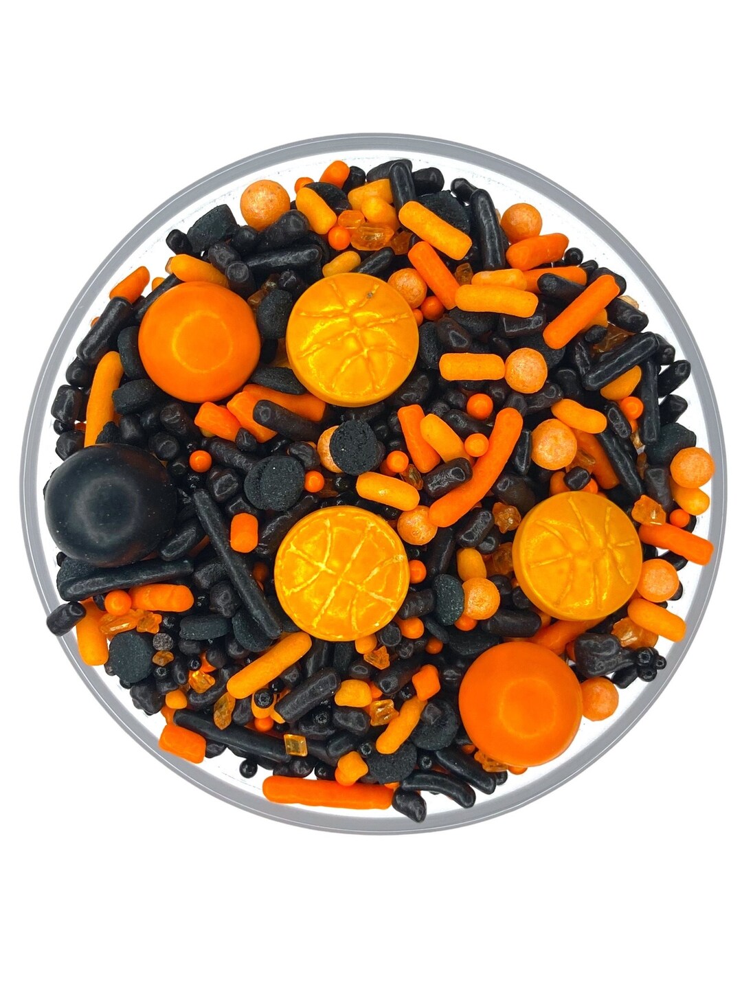 Sprinkle Mix Basketball Black & Orange Basketball Sprinkle Mix ...
