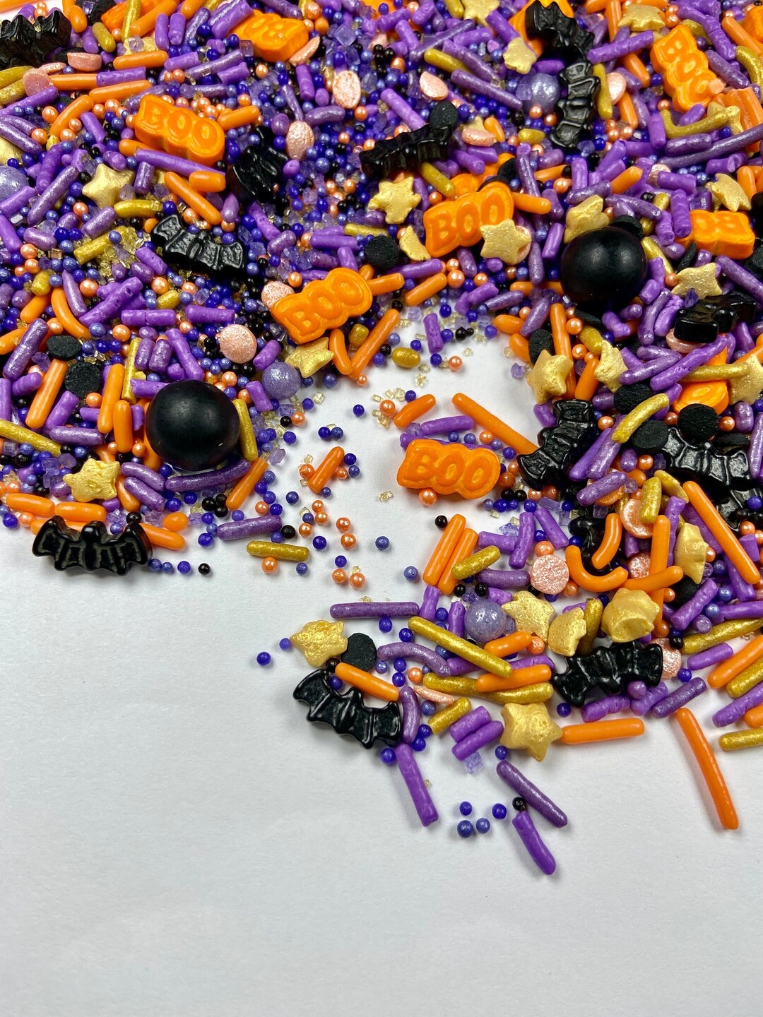 Boo Bats Sprinkle Mix Black Bat Sprinkles Pumpkin Sprinkles Boo ...