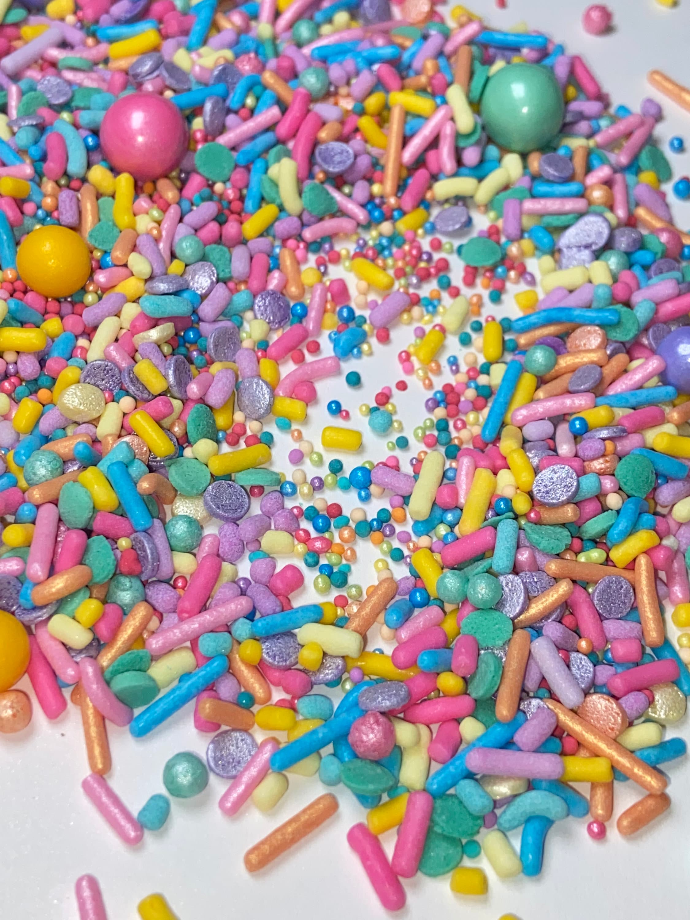 Pastel Rainbow Sprinkle Mix Baby Shower Birthday Sprinkle Mix - Etsy