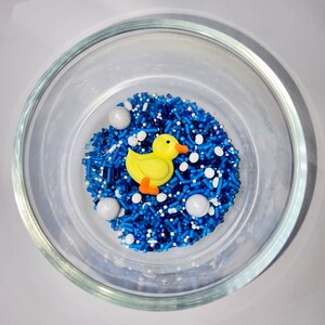 Duckies in Bubbles Sprinkle Mix Royal Icing Ducks Duckies Baby Shower ...