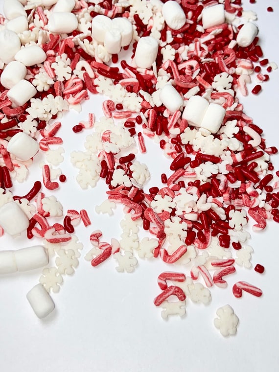 Red Green Christmas Sprinkles Jimmies Cocoa Bomb Topper Mix Edible ...