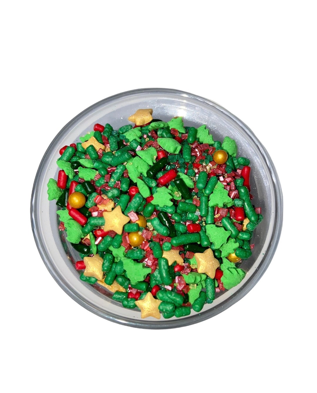 Sprinkle Mix Christmas Trees Sprinkle Mix -- Red Green Winter Holidays ...