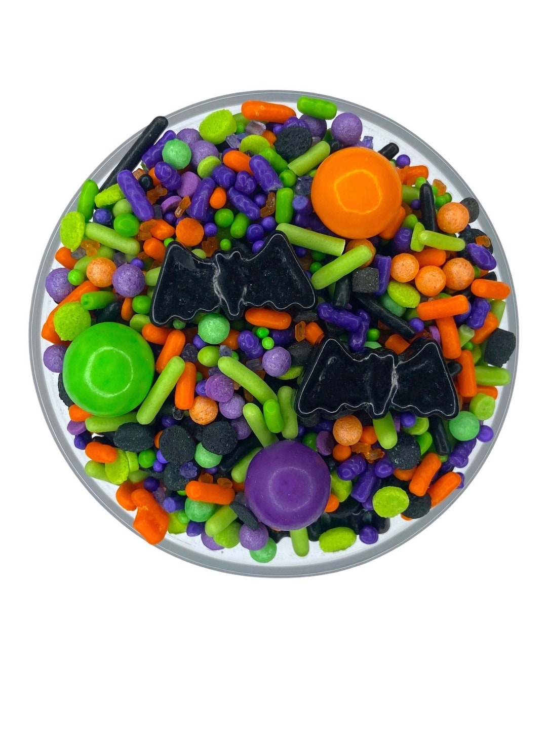 Sprinkle Mix Black Spooky Bats Sprinkle Mix -- Large Black Bat ...