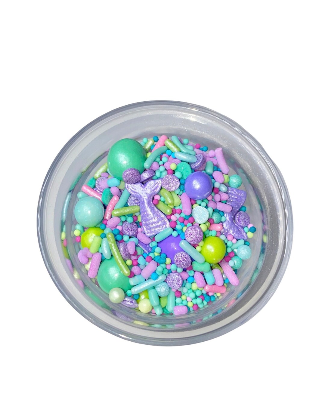 Mermaid Splash Sprinkle Mix Baby Shower Sprinkles Purple - Etsy