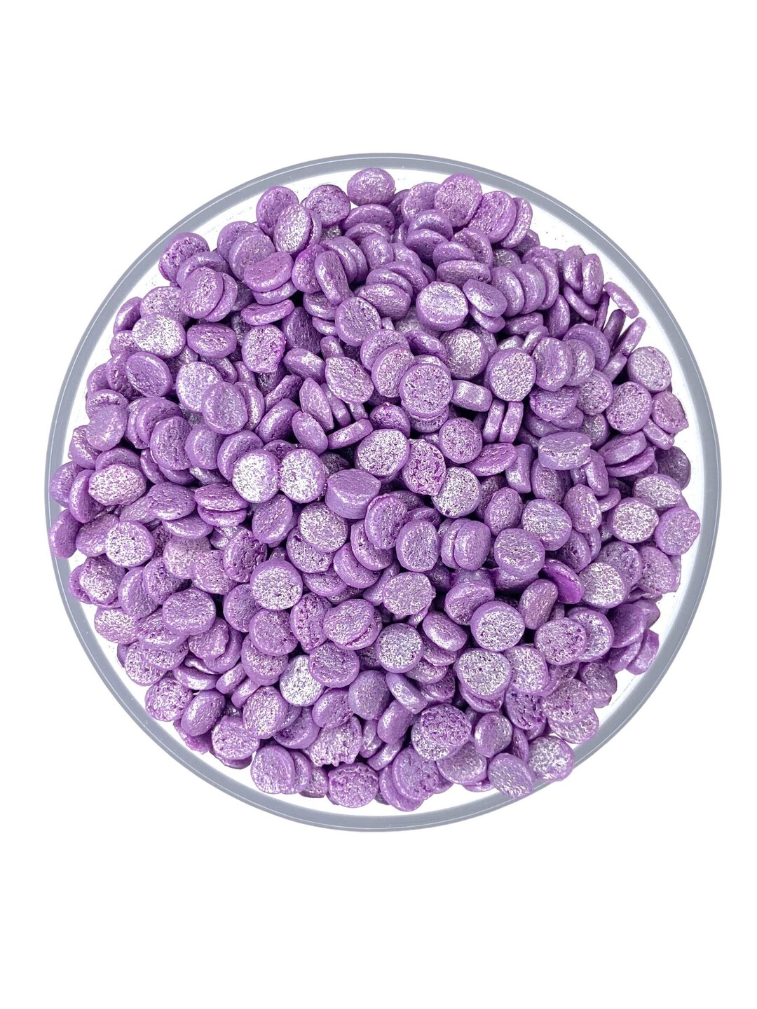 Confetti Sprinkles N Purple Shimmer Sprinkles -- Lavender Shimmer Pearl ...
