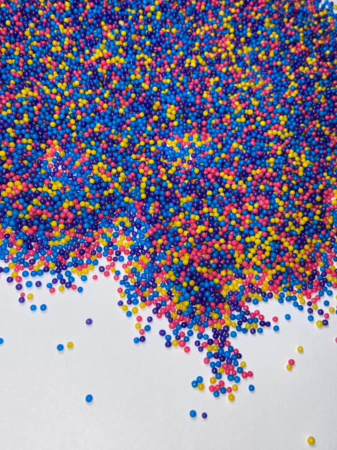 Sprinkle Mix Bright Dots Sprinkle Mix -- Blue Sprinkles Nonpareils Pink ...
