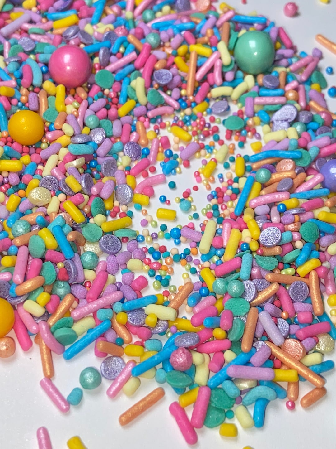 Pastel Rainbow Sprinkle Mix Baby Shower Birthday Sprinkle Mix Rainbow ...