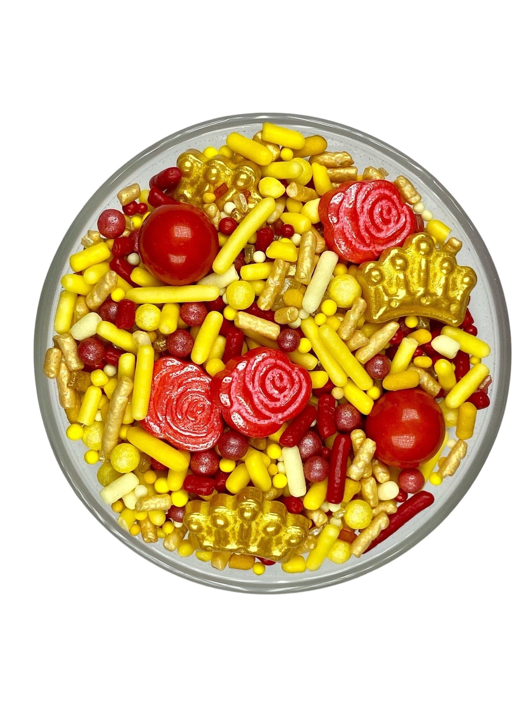 Beauty Belle Sprinkle Mix Beauty and the Beast Red Sprinkles Mixes Red ...