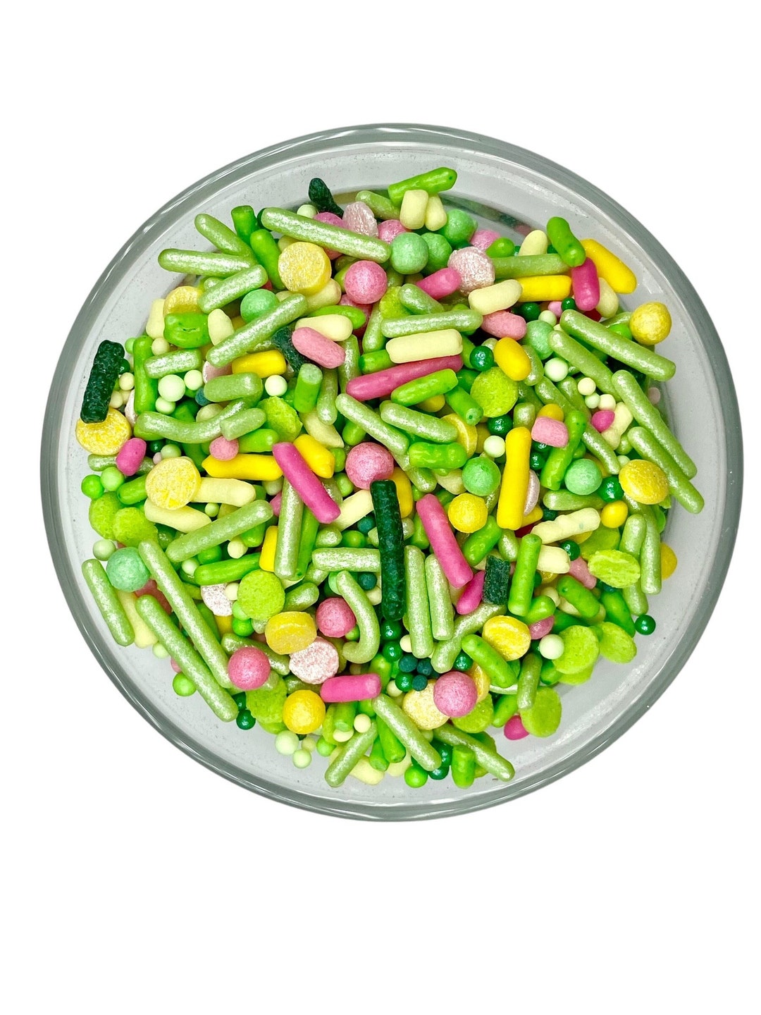 Pickle Party Sprinkle Mix Lime Green Sprinkles Pink Sprinkles Yellow ...