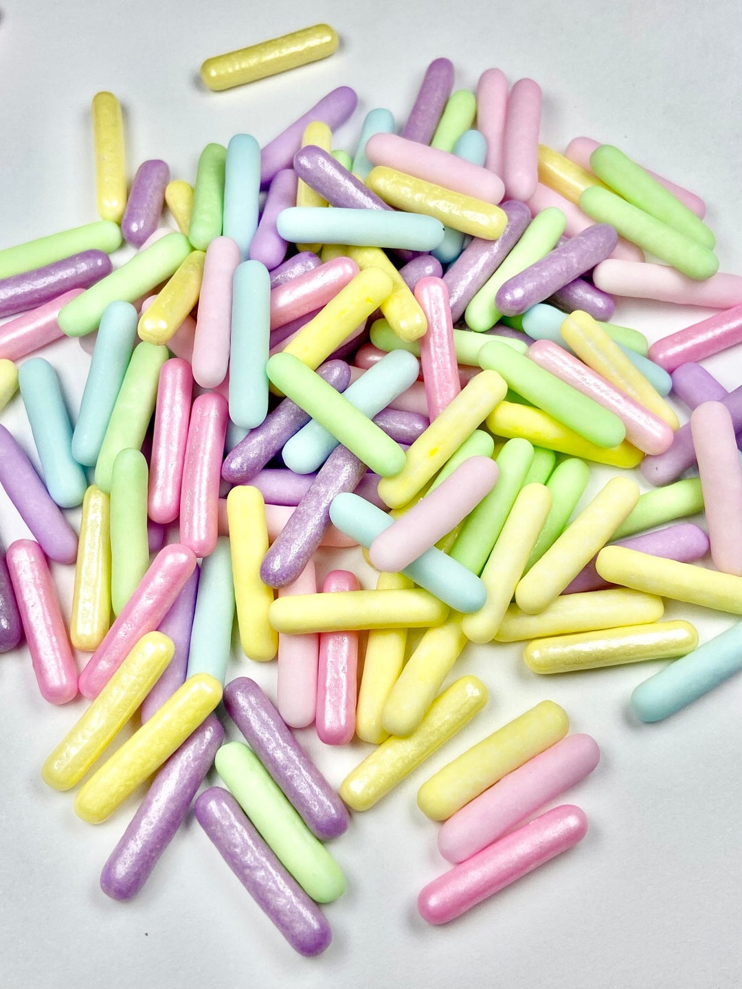 Sprinkle Mix Pastel Rods Sprinkle Mix -- Edible Spring Sprinkle Mix ...