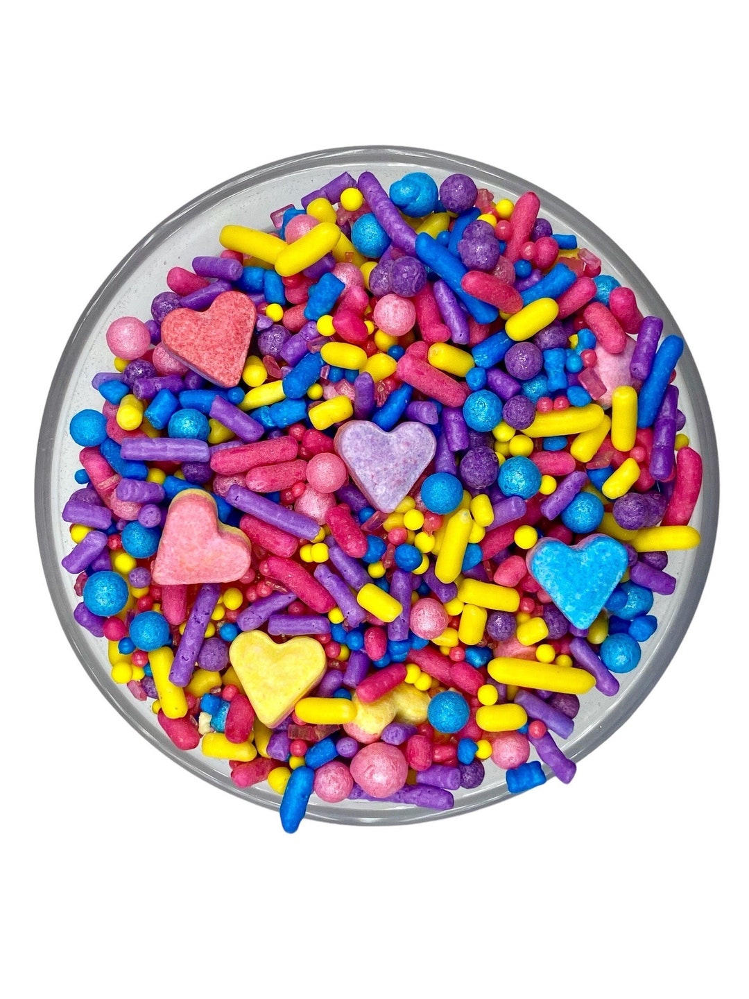 Sprinkle Mix Pretty Hearts Sprinkle Mix -- Valentines Day Sprinkle ...