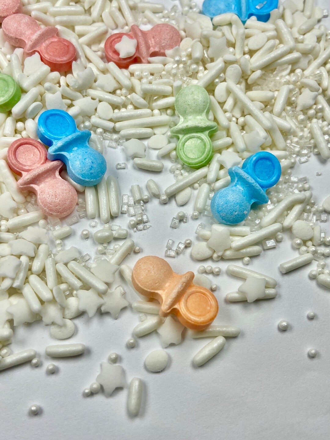 Rainbow Pacifiers Sprinkle Mix Baby Shower Sprinkle Mix - Etsy