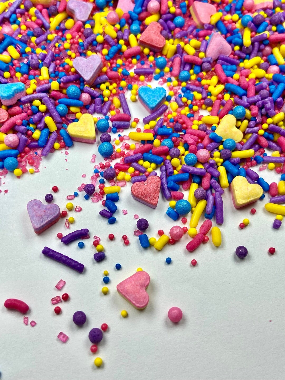 Sprinkle Mix Pretty Hearts Sprinkle Mix -- Valentines Day Sprinkle ...
