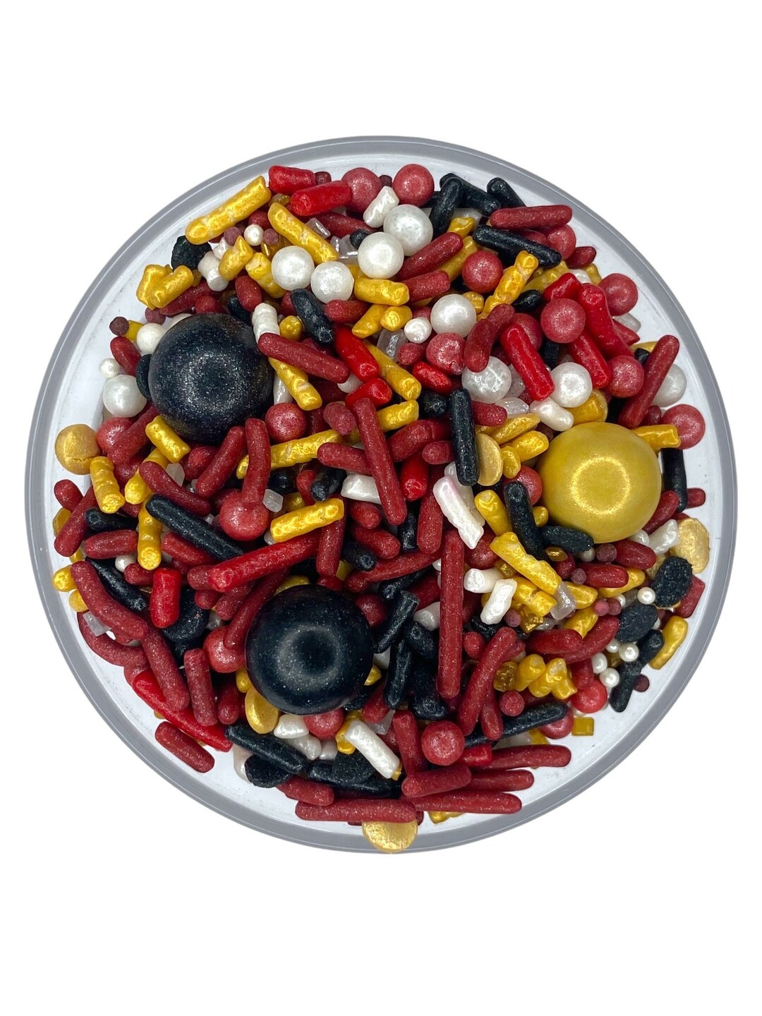 Shimmer Wine Sprinkle Mix Vineyard Sprinkles Maroon Dark Red Black Gold ...