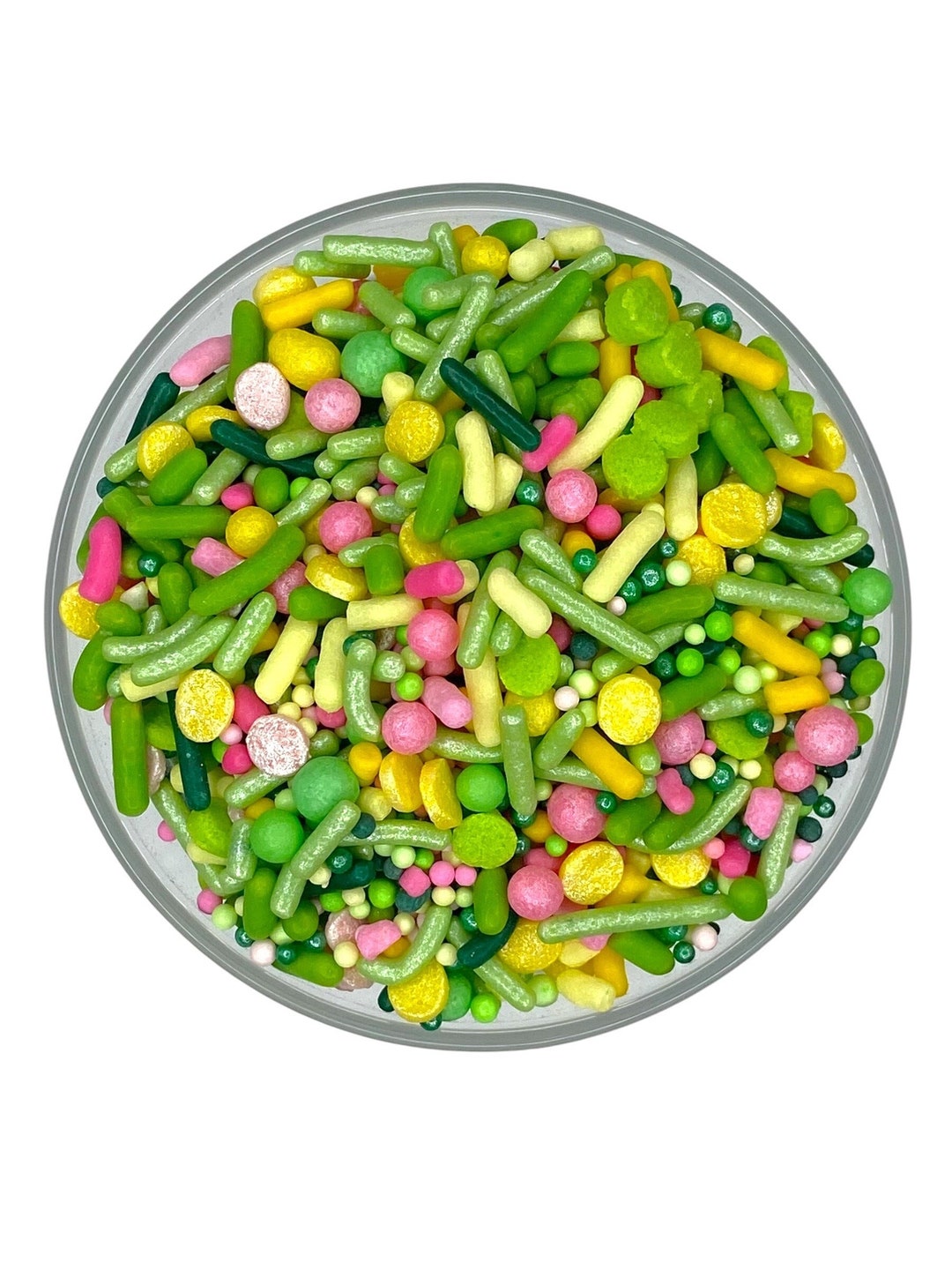 Pickle Party Sprinkle Mix Lime Green Sprinkles Pink Sprinkles Yellow ...