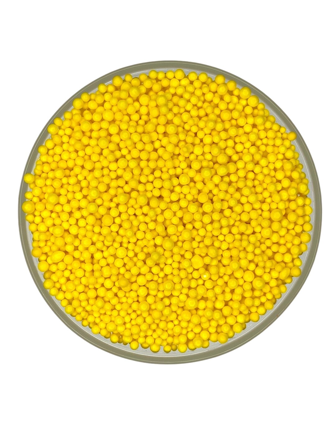 Nonpareils E Yellow Sprinkles -- Light Yellow Sun Pearl Shiny Yellow ...