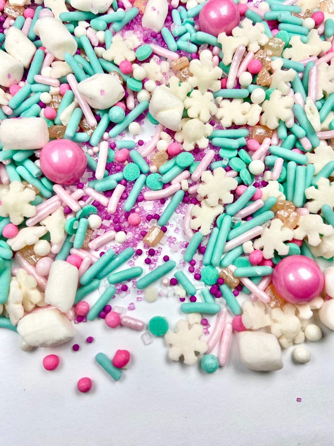 Sprinkle Mix Jolly Snowflakes Sprinkle Mix -- Winter Holidays Sprinkle ...